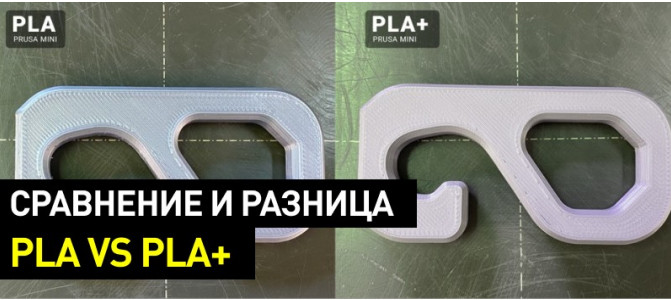 Сравнение и разница между PLA vs PLA+