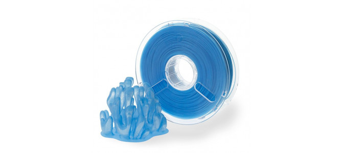 Купить Пластик PolyPlus PLA 1,75 синий прозрачный 0,75 кг в Москве и ...