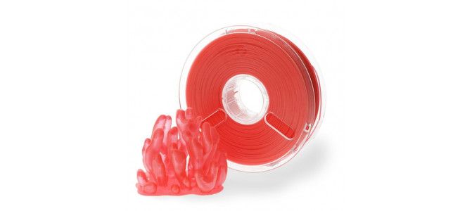 Купить Пластик PolyPlus PLA 1,75 красный прозрачный 0,75 кг в Москве и ...